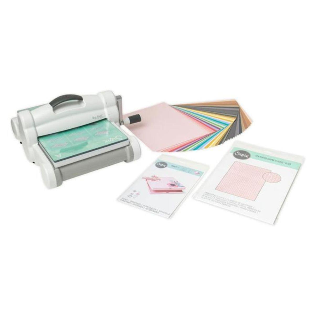 Sizzix Big Shot Plus Starter Kit White & Grey | HobbyMaker