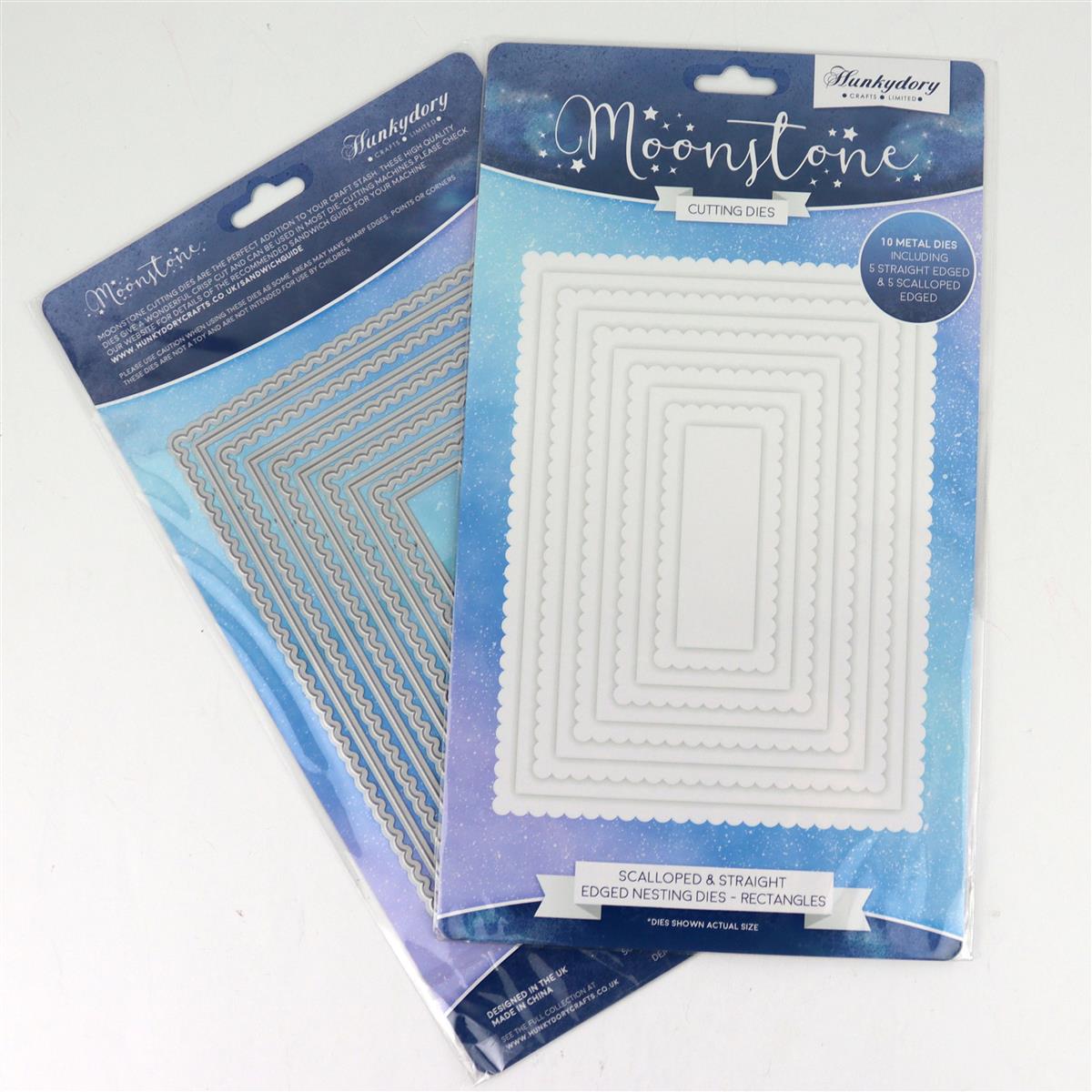 Moonstone Nesting Dies - Scalloped & Straight Edged Nesting Dies ...