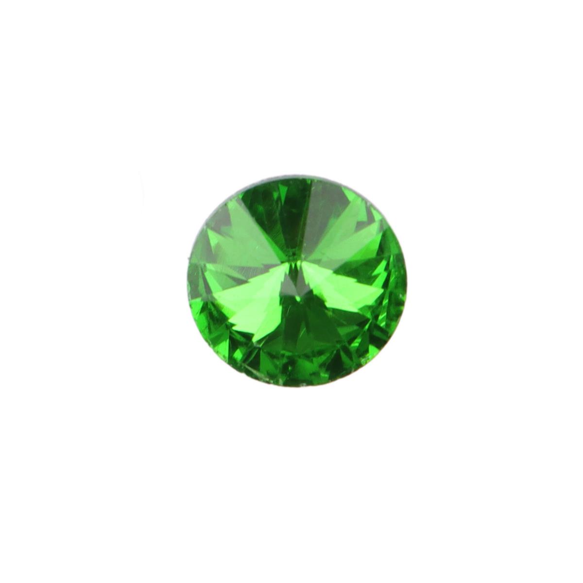 Emerald Glass Rivoli Approx 18mm (1pc/pack) | JewelleryMaker