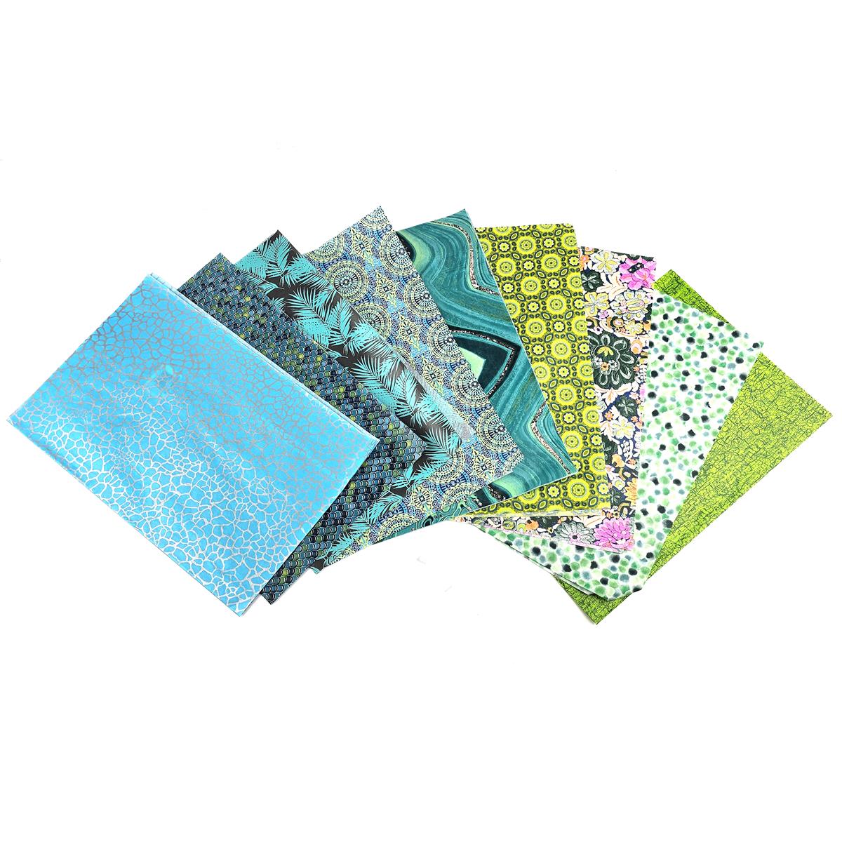 Decopatch 5 Sheet Paper Selection - Greens | HobbyMaker