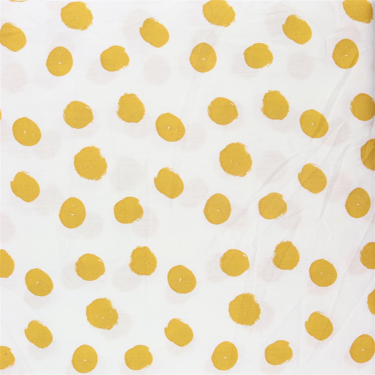 House of Alistair Extra Wide 100% Cotton Quilt Backing - Mustard Spot ...