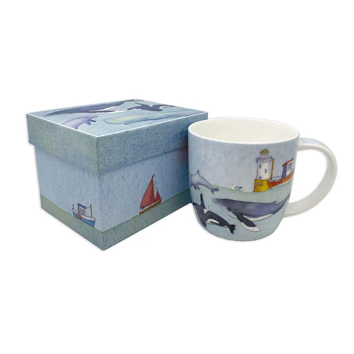 Emma Ball Under the Sea Bone China Mug with Gift Box | SewingStreet