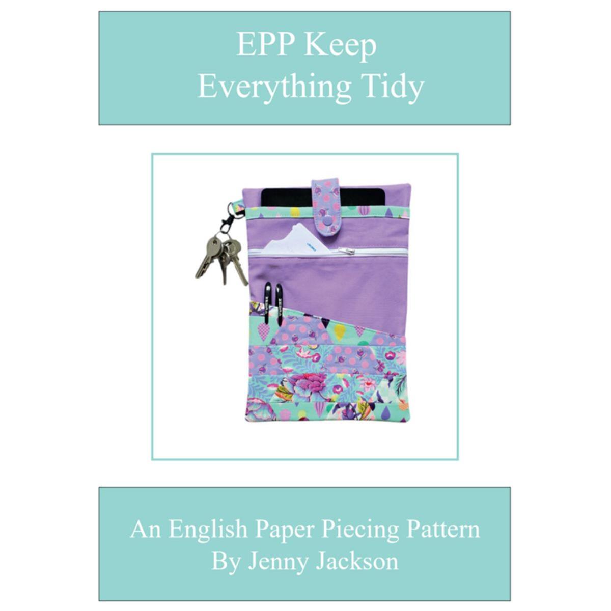 Jenny Jackson EPP Notebook Holder Pattern & Pattern Pieces | SewingStreet