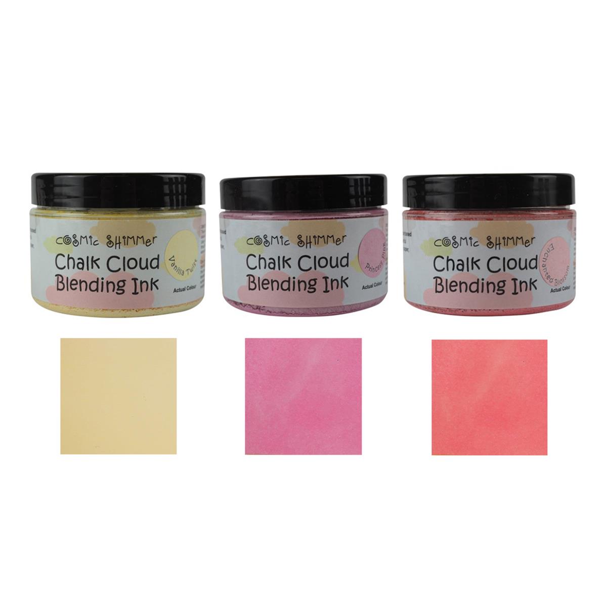 Cosmic Shimmer Chalk Cloud Blending Inks - Set of 3 | HobbyMaker