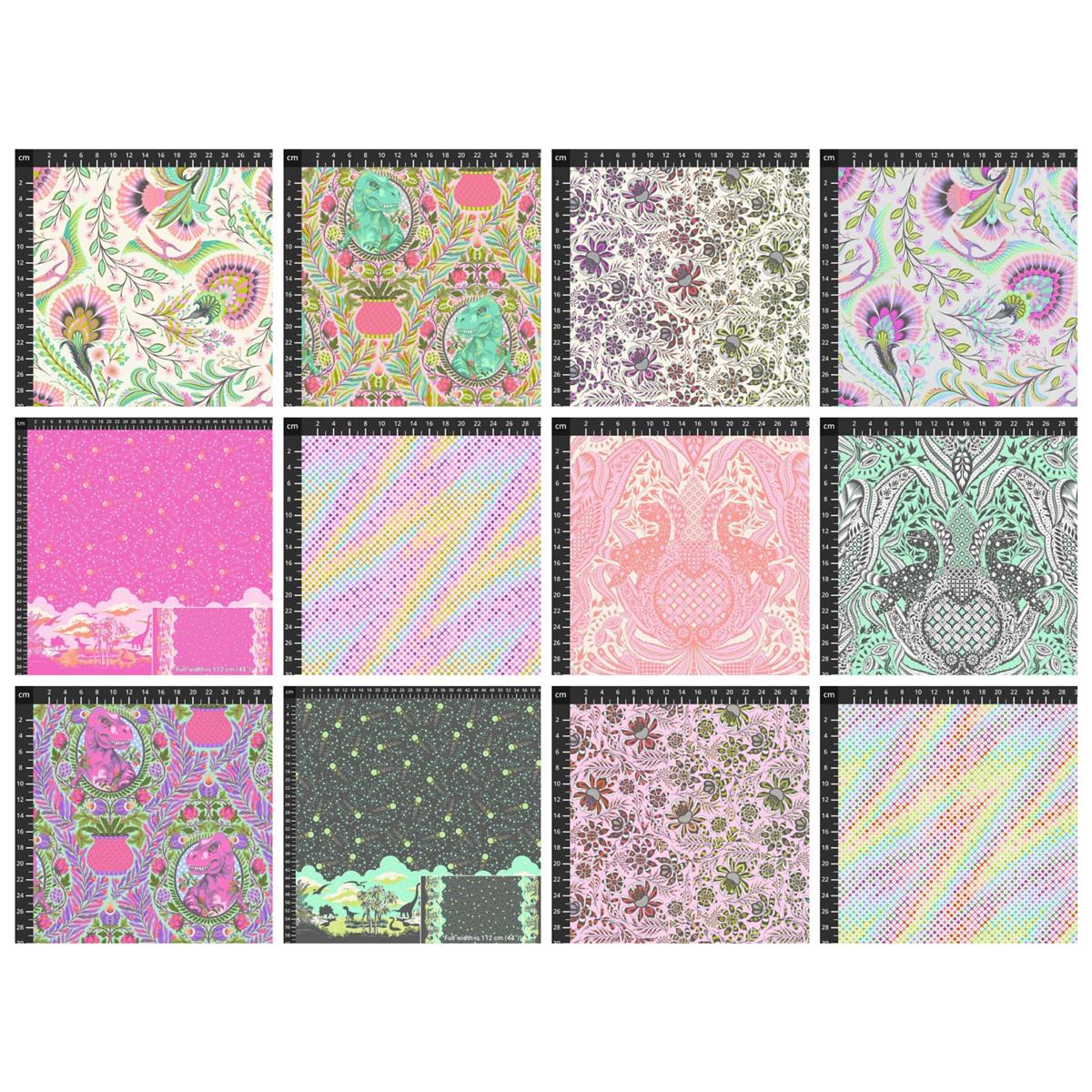 Tula Pink ROAR! Collection Fabric Mega Bundle (6m) Half a Metre Free ...