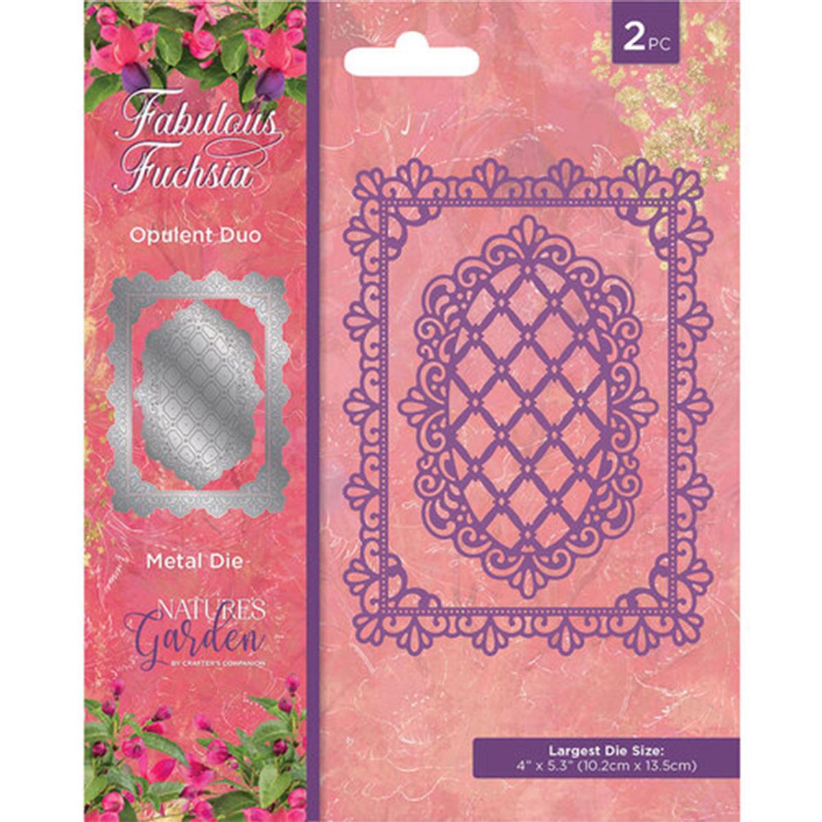Nature's Garden - Fabulous Fuchsia- Metal Die - Opulent Duo | HobbyMaker