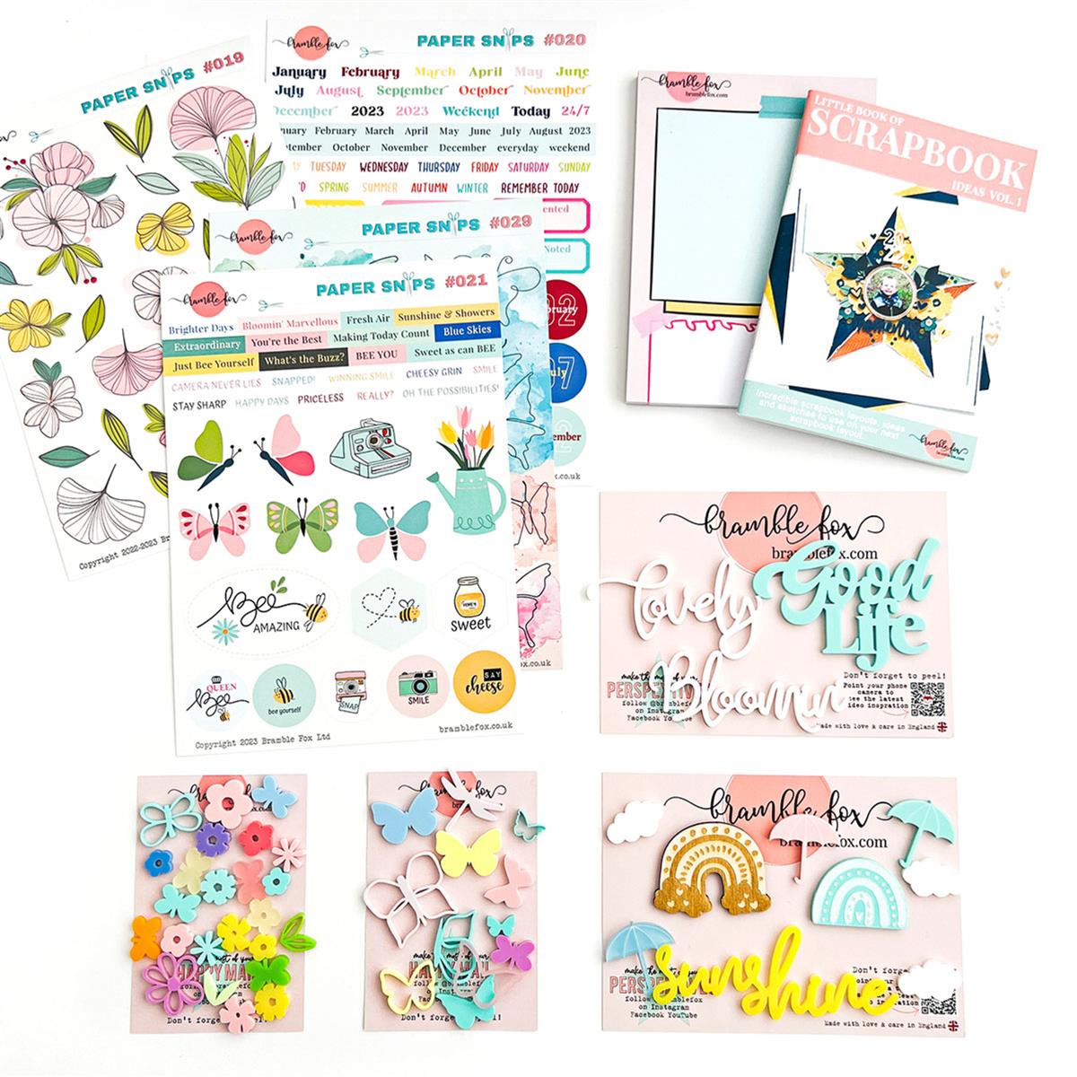 Spring Memory Keeping collection, Scrapbook and card embellishments ...