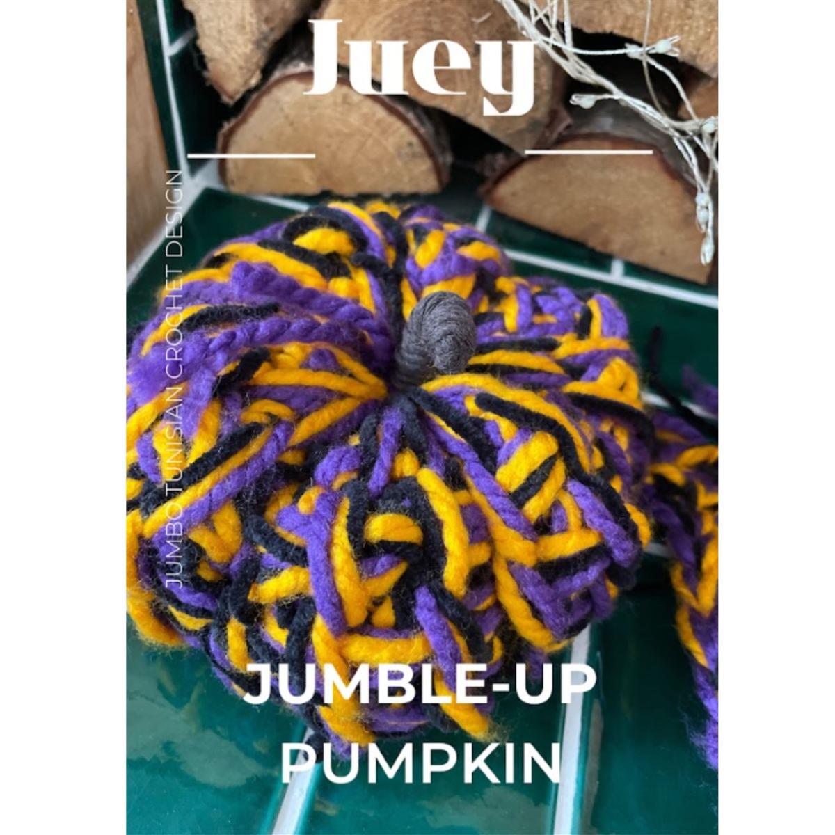 Juey Jumbo Tunisian Crochet Pumpkin Pattern | SewingStreet