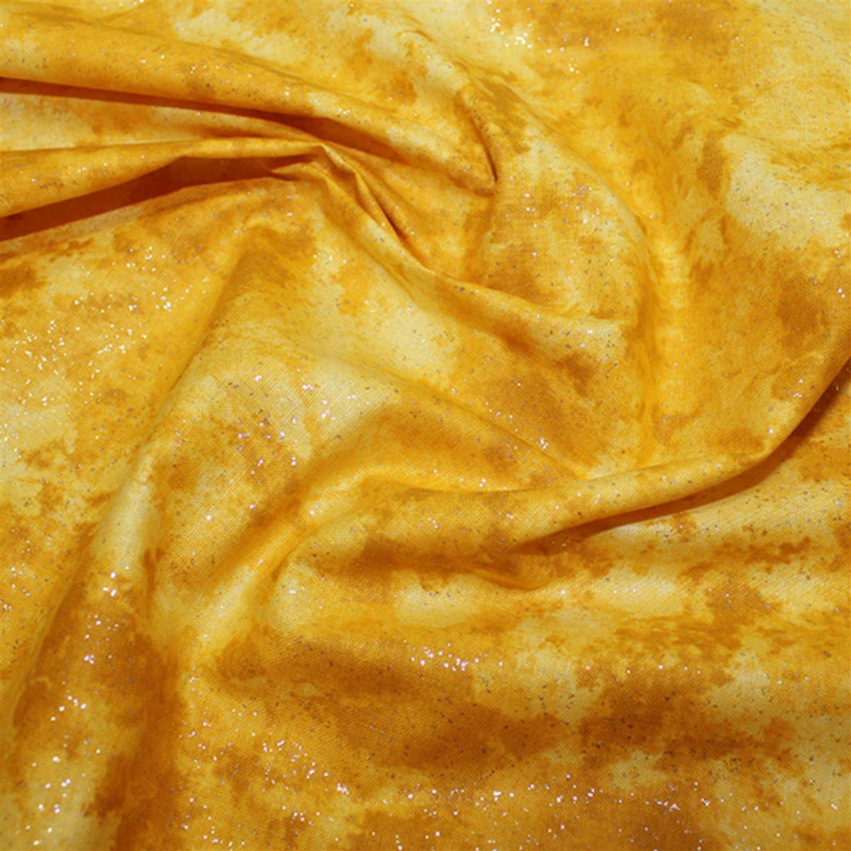 Blender Sparkle Gold Fabric 0.5m | SewingStreet