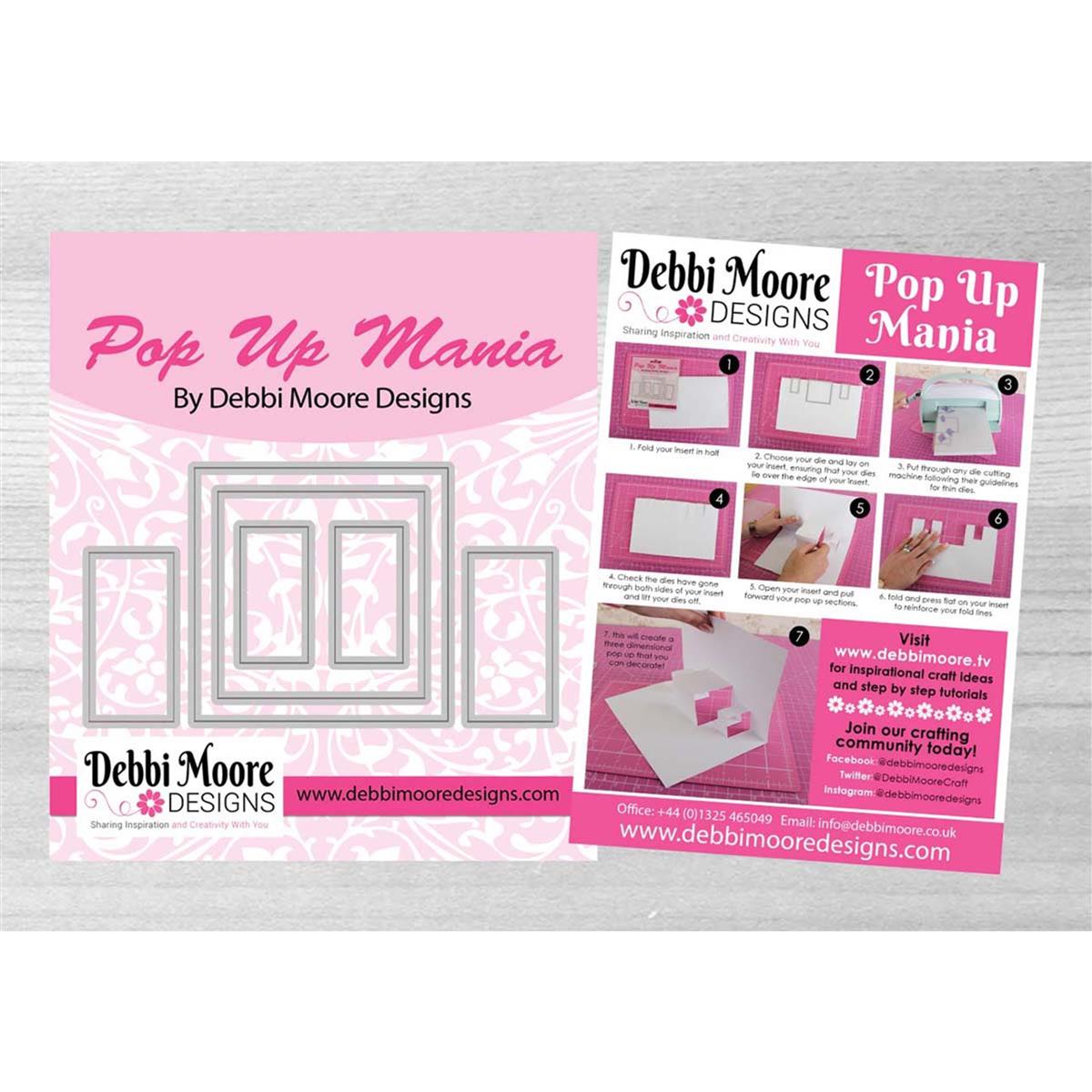 Debbi Moore Designs - Pop Up Mania Die Set - 60 Configurations | HobbyMaker
