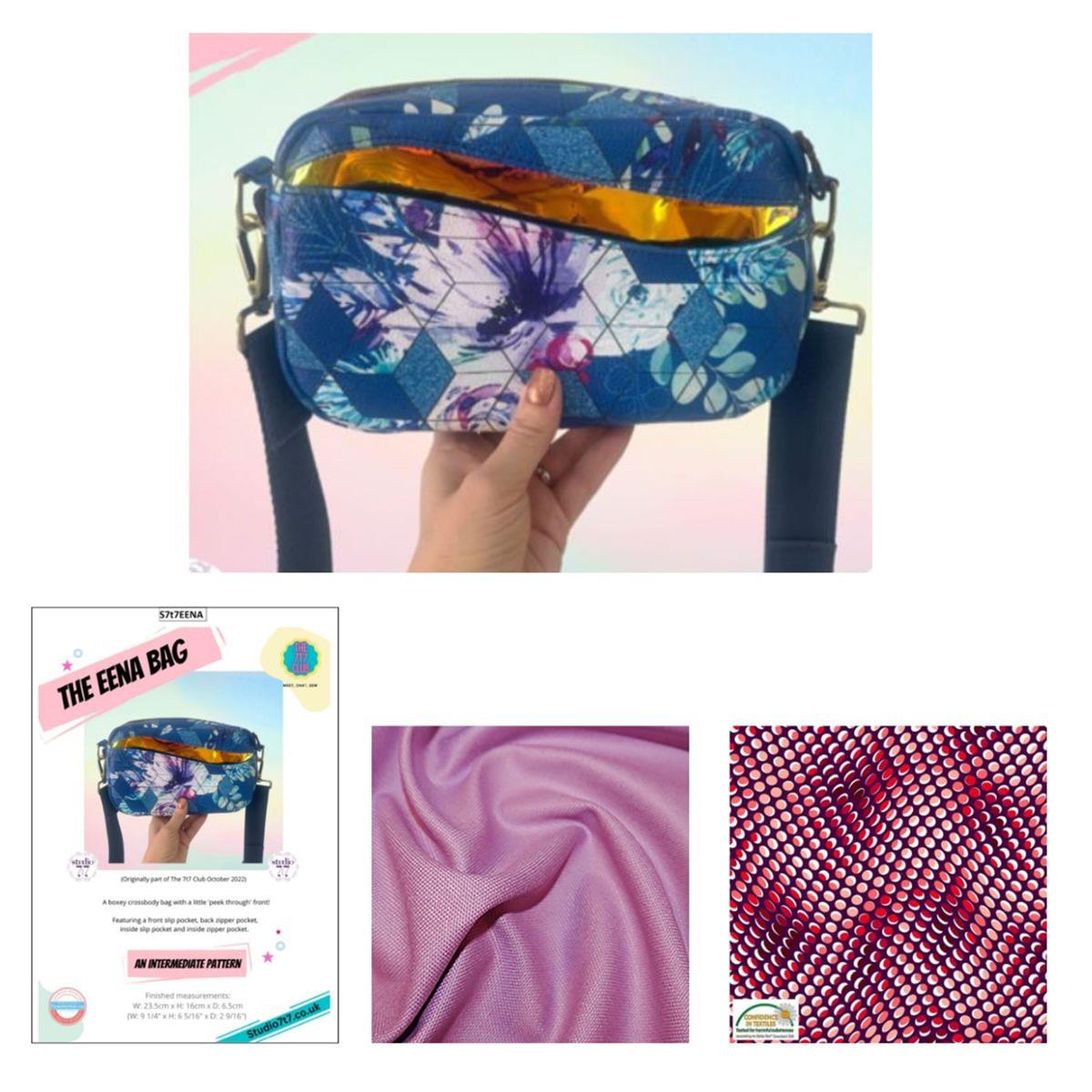 Studio 7t7 Eena Bag Kit: Pattern & Fabric | SewingStreet