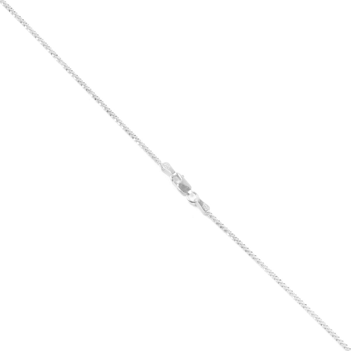 925 Sterling Silver Finished Tocalle Chain with 1.5mm Links, 56cm/22 ...