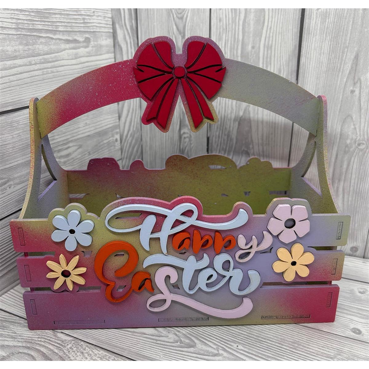 Glitzcraft- MDF Happy Easter Basket | HobbyMaker