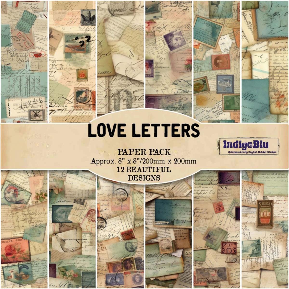8 x 8 Love Letters Paper Book | HobbyMaker