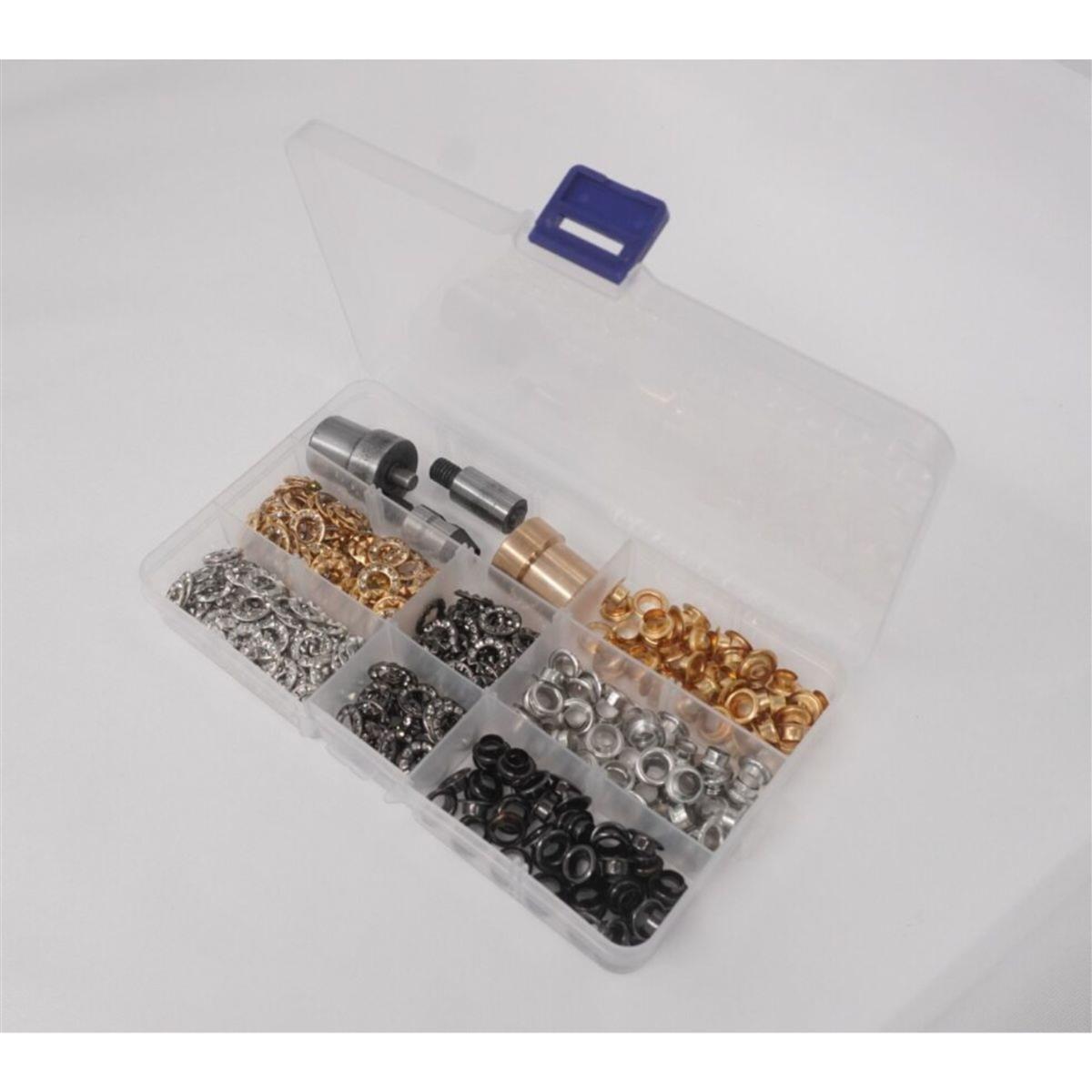 Green Machine Stunning 6mm Diamante Eyelets Starter Kit Pack of 50 ...