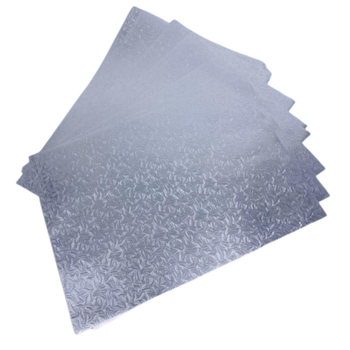 Paper Dienamics- A4 Luxury Metallic Silver Starfish Embossed 10 Sheet ...