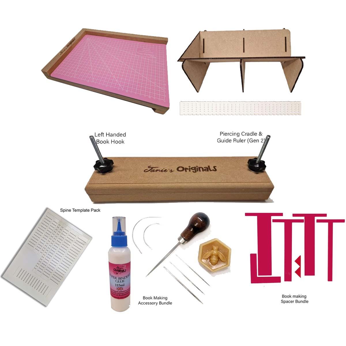 Janie's Originals - Bookbinding Tool Bundle - Left Handed | HobbyMaker