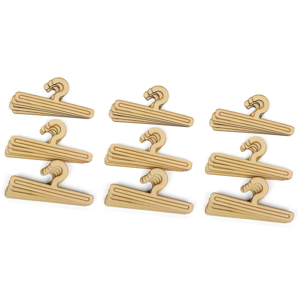 MDF Hanger Bundle, 26 x Hangers | HobbyMaker
