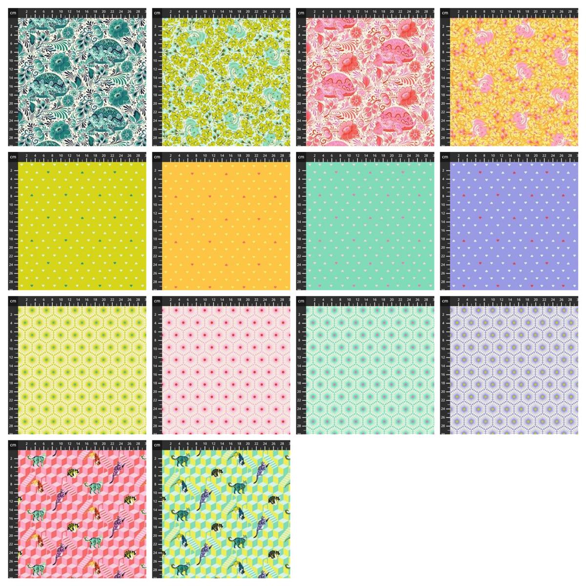 Tula Pink Besties Collection Mega Bundle (7m) 0.5m free | SewingStreet