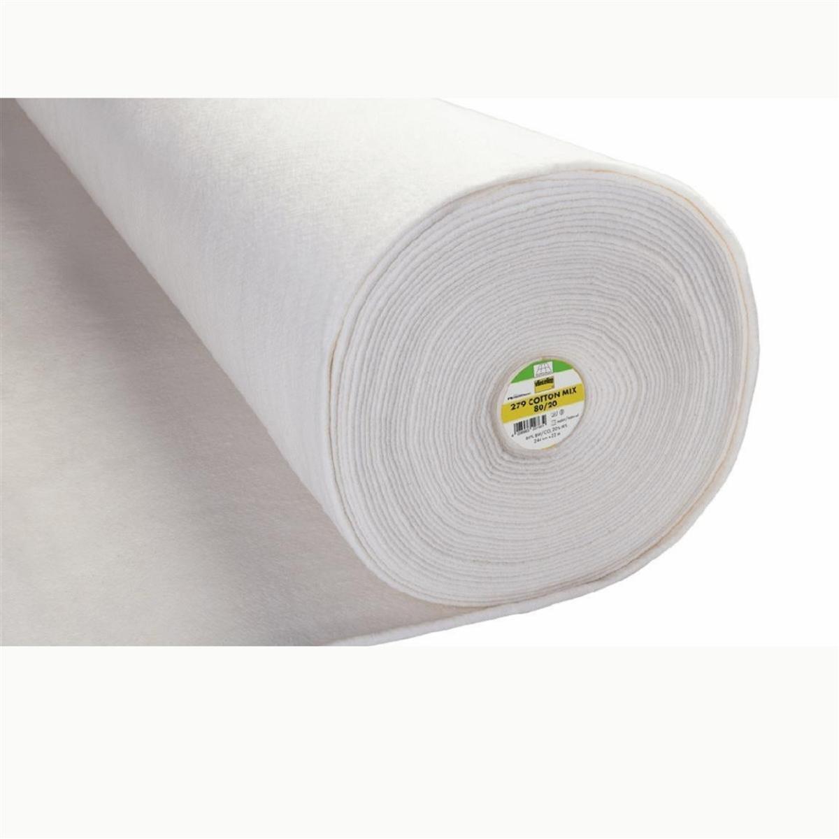 Cotton Mix Wadding 80/20 Light & Soft Blend 244cm Width 1m | SewingStreet