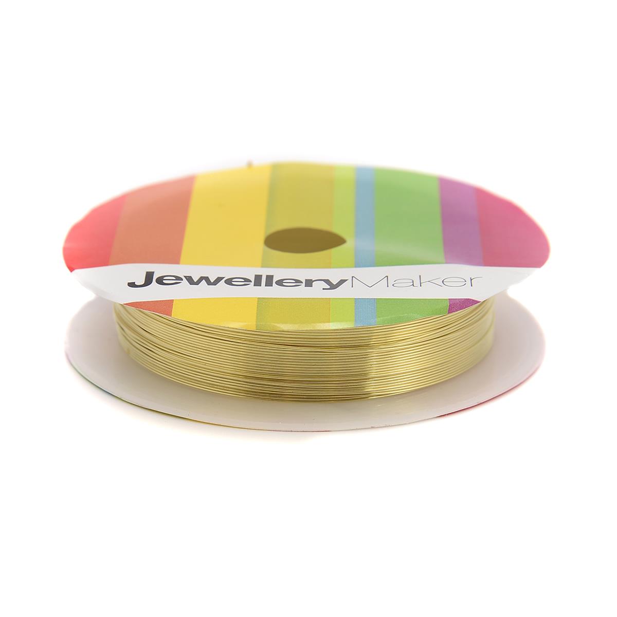 10m Yellow Copper Wire Approx 0.40mm | JewelleryMaker