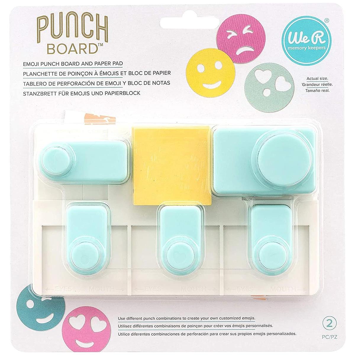WR Punch Emoji Punch Board and Paper Pad | HobbyMaker