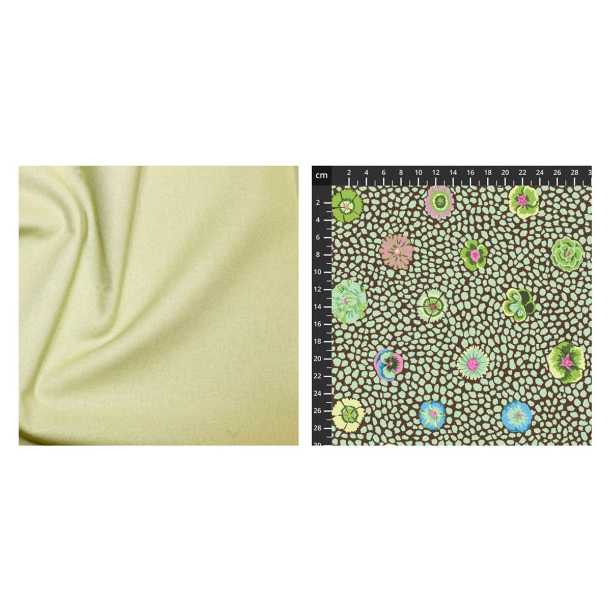 Kaffe Fassett Collective Guinea Flower Green Fabric Bundle (1m ...