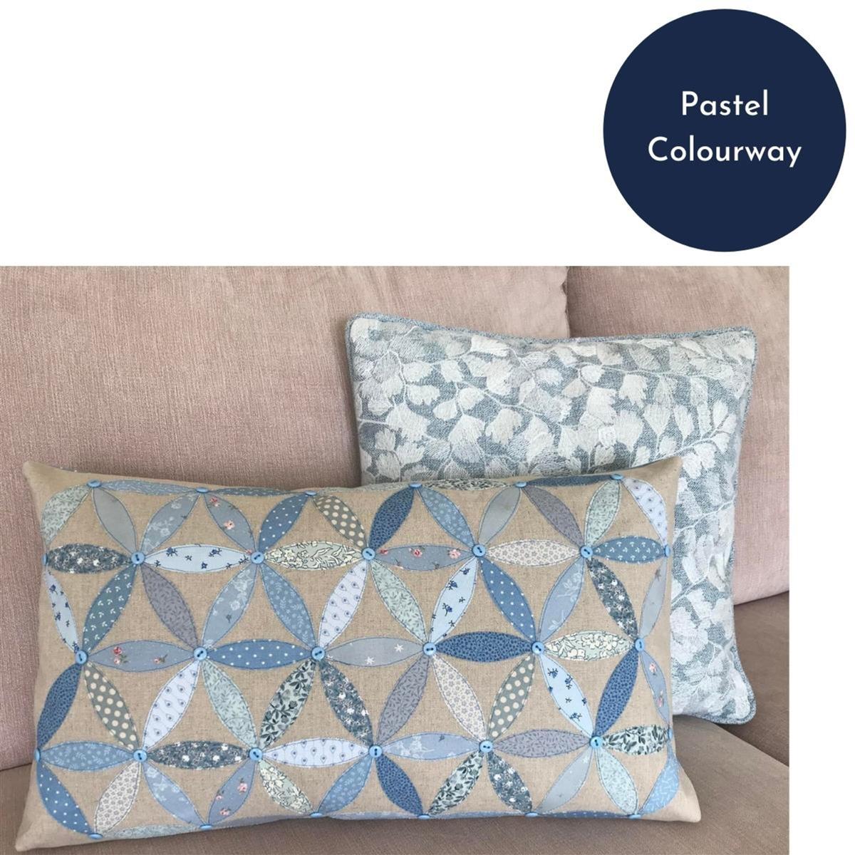 Victoria Carrington's Petal Cushion Kit: Instructions, Panel & Fabric ...