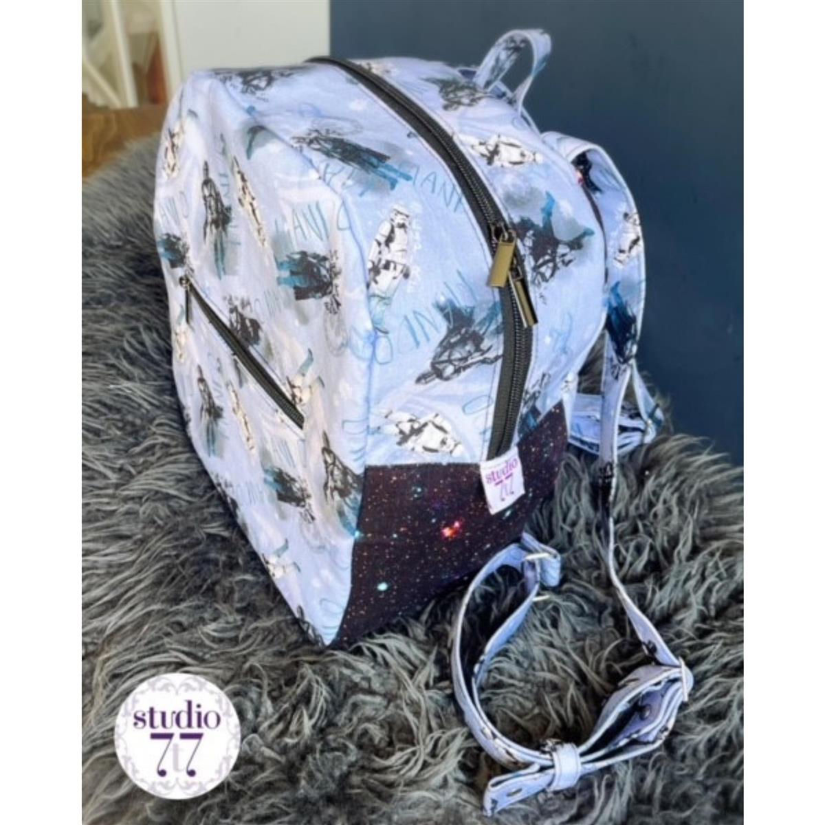 Studio 7t7 Luna Backpack Mandolorian Kit: Pattern & Fabric (2m ...