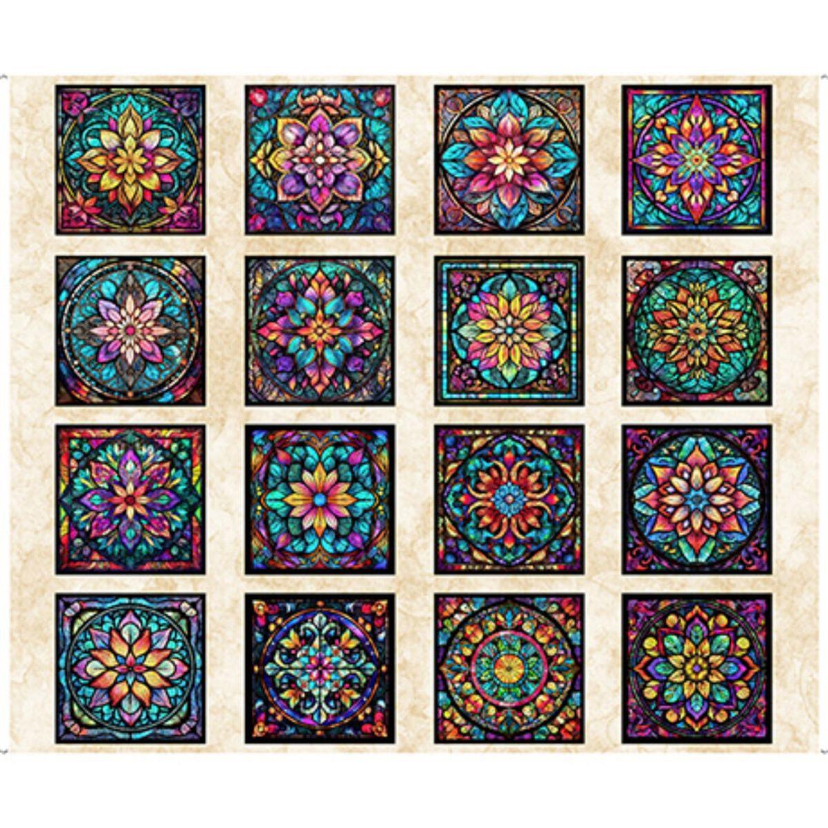 Dan Morris Creative Group Radiant Reflections Stained Glass Patchwork ...