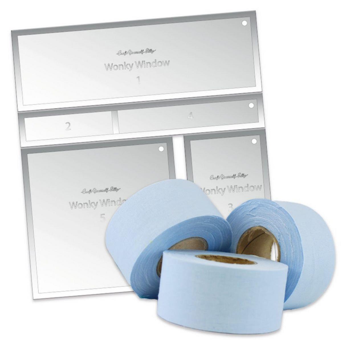 Craft Yourself Silly Wonky Window Template Plus 3 x 1.5 Mr Blue Sky On ...