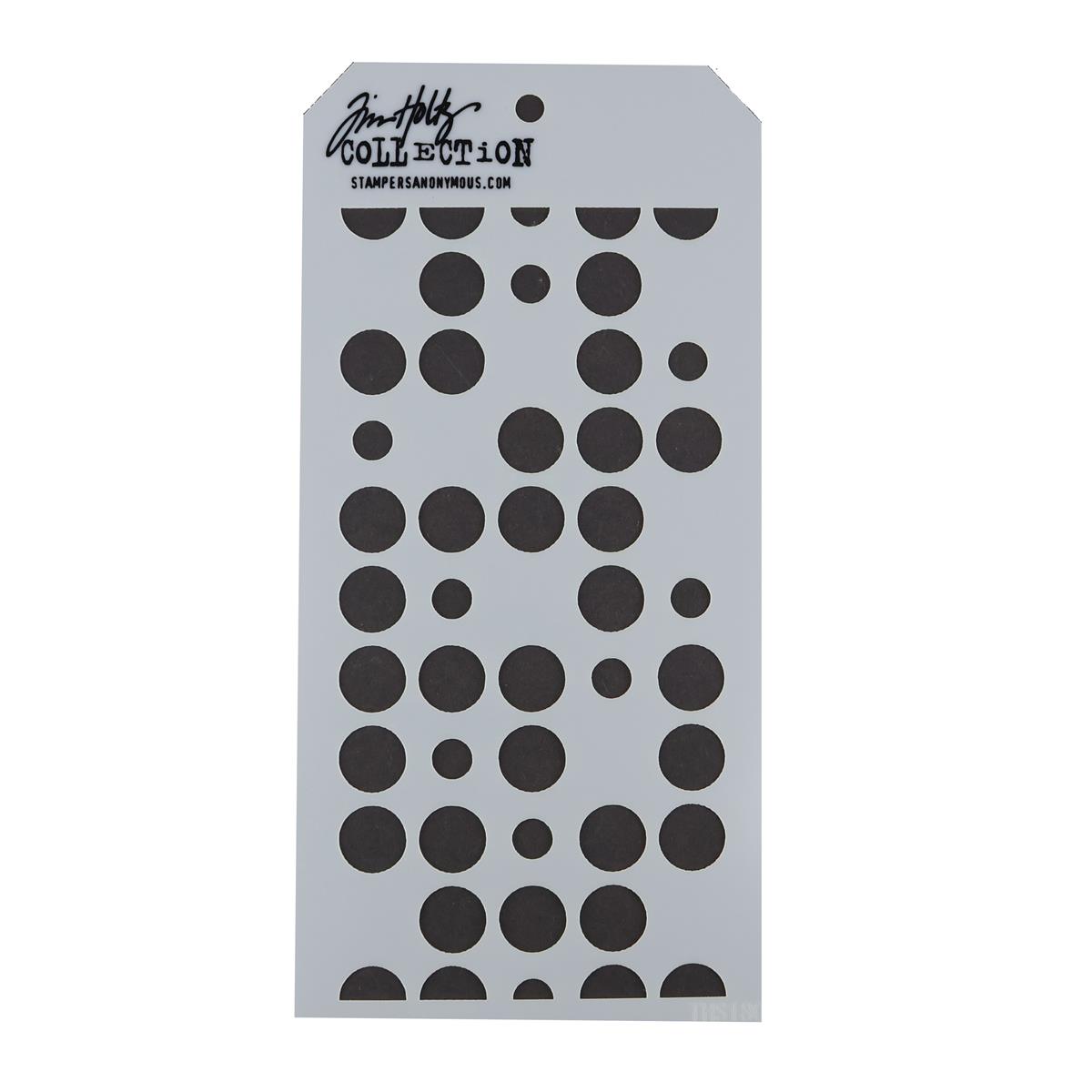 Personal Impressions- Tim Holtz Layering Stencil- Spots | HobbyMaker