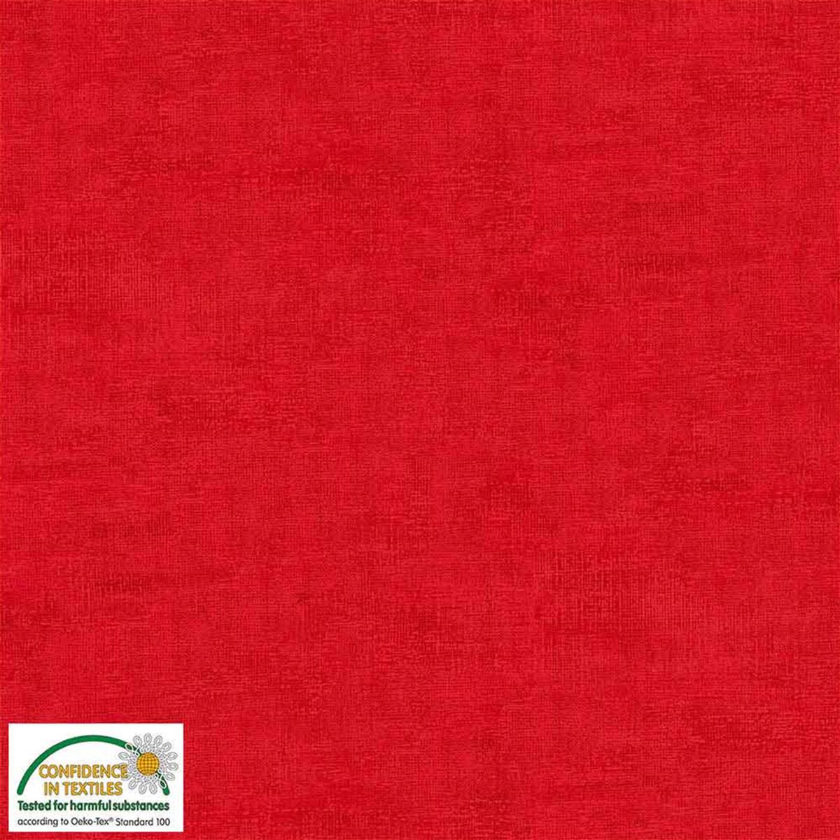 Stof Melange Bright Red Fabric 0.5m | SewingStreet