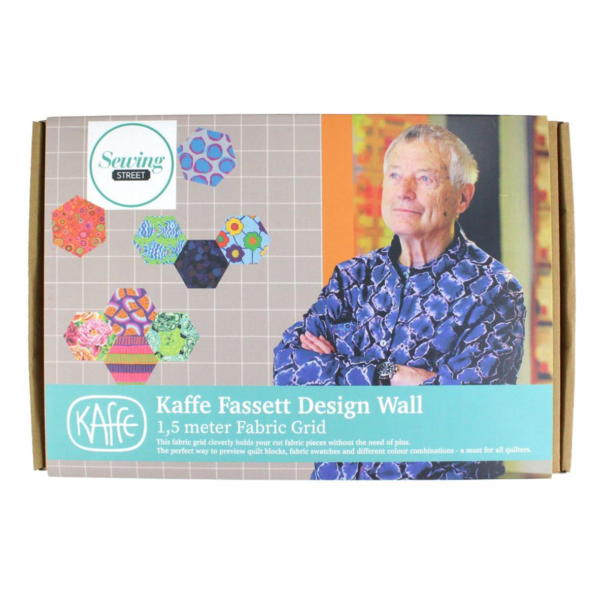 Kaffe Fassett Design Wall 1.5m Grey Flannel Fabric Kit | SewingStreet