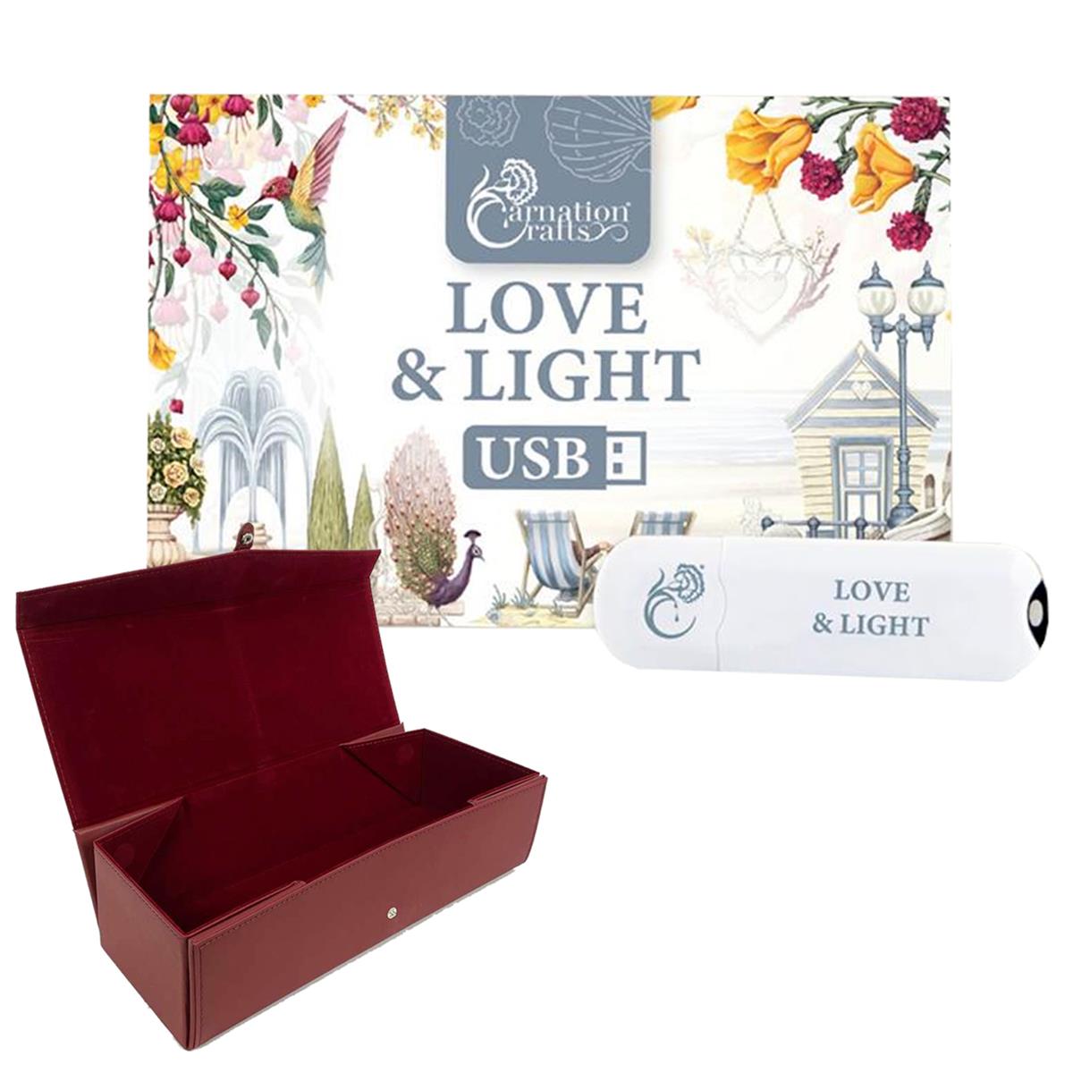 Carnation Crafts Love & Light USB with FREE USB & Craft Storage Box ...