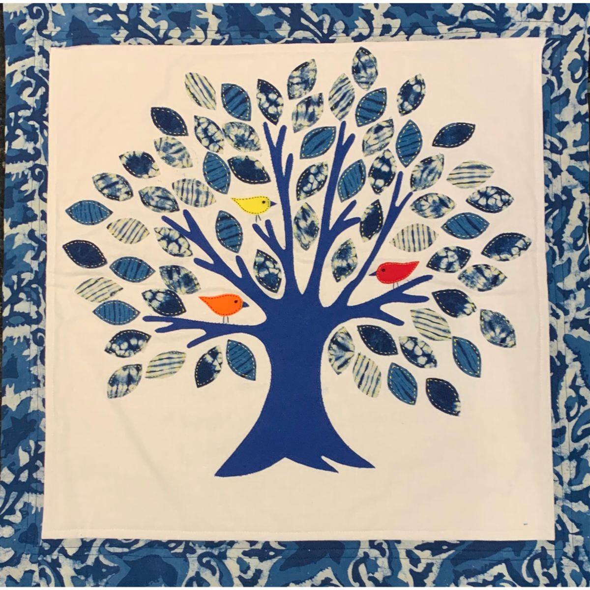 Changs Indigo Tree Quilt Kit. Special Price Save £5 | SewingStreet