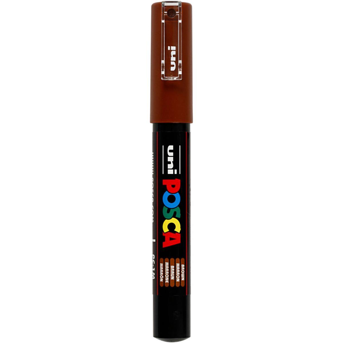 Posca Marker, brown, no. PC-1M, line 0,7 mm, 1 pc | HobbyMaker