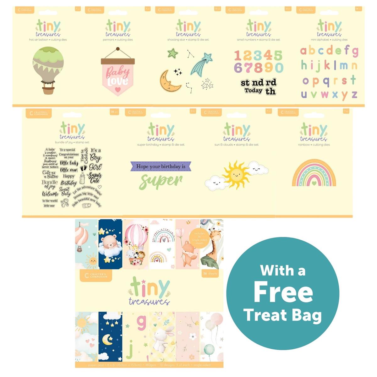 Crafter's Companion - Tiny Treasures Collection & Free Treat Bag ...