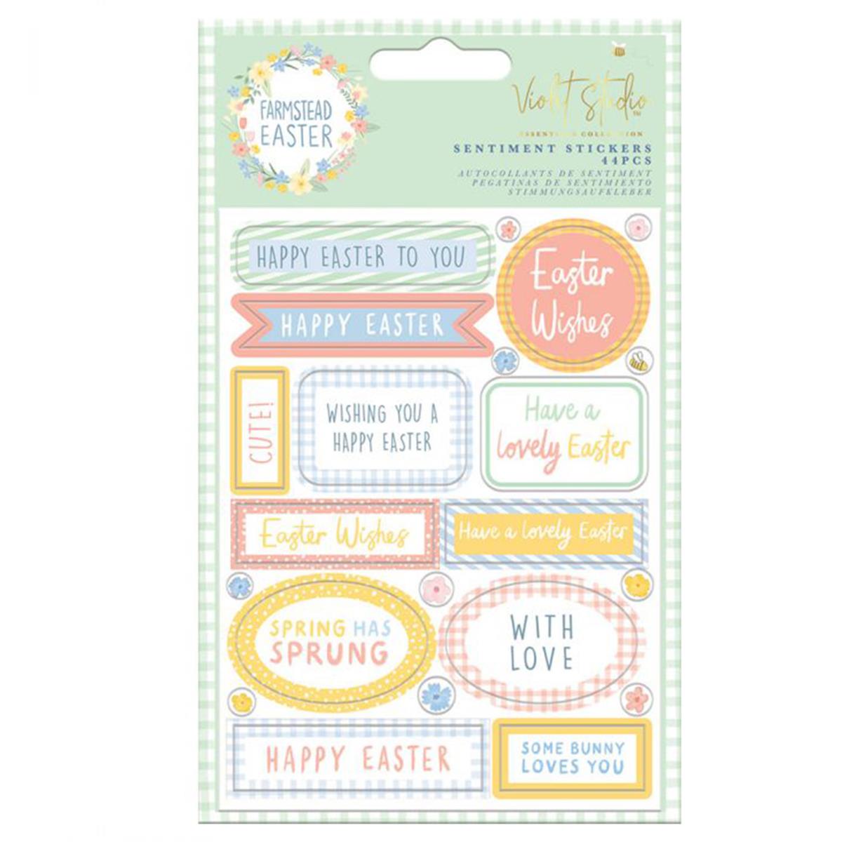 Sentiment Stickers - Farmstead Easter | HobbyMaker