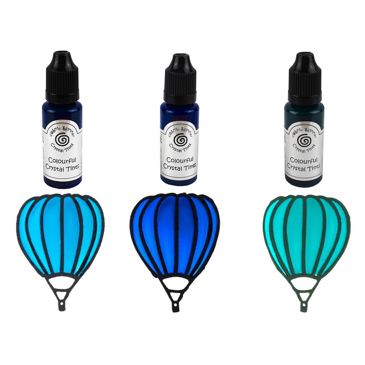 Cosmic Shimmer Colourful Crystal Tints - Set 1 | HobbyMaker