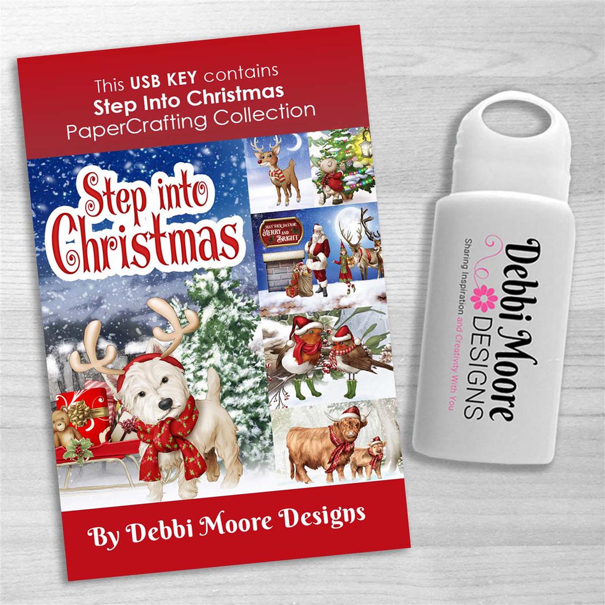 Debbi Moore Designs - Step Into Christmas USB Key - Over 1,500 ...