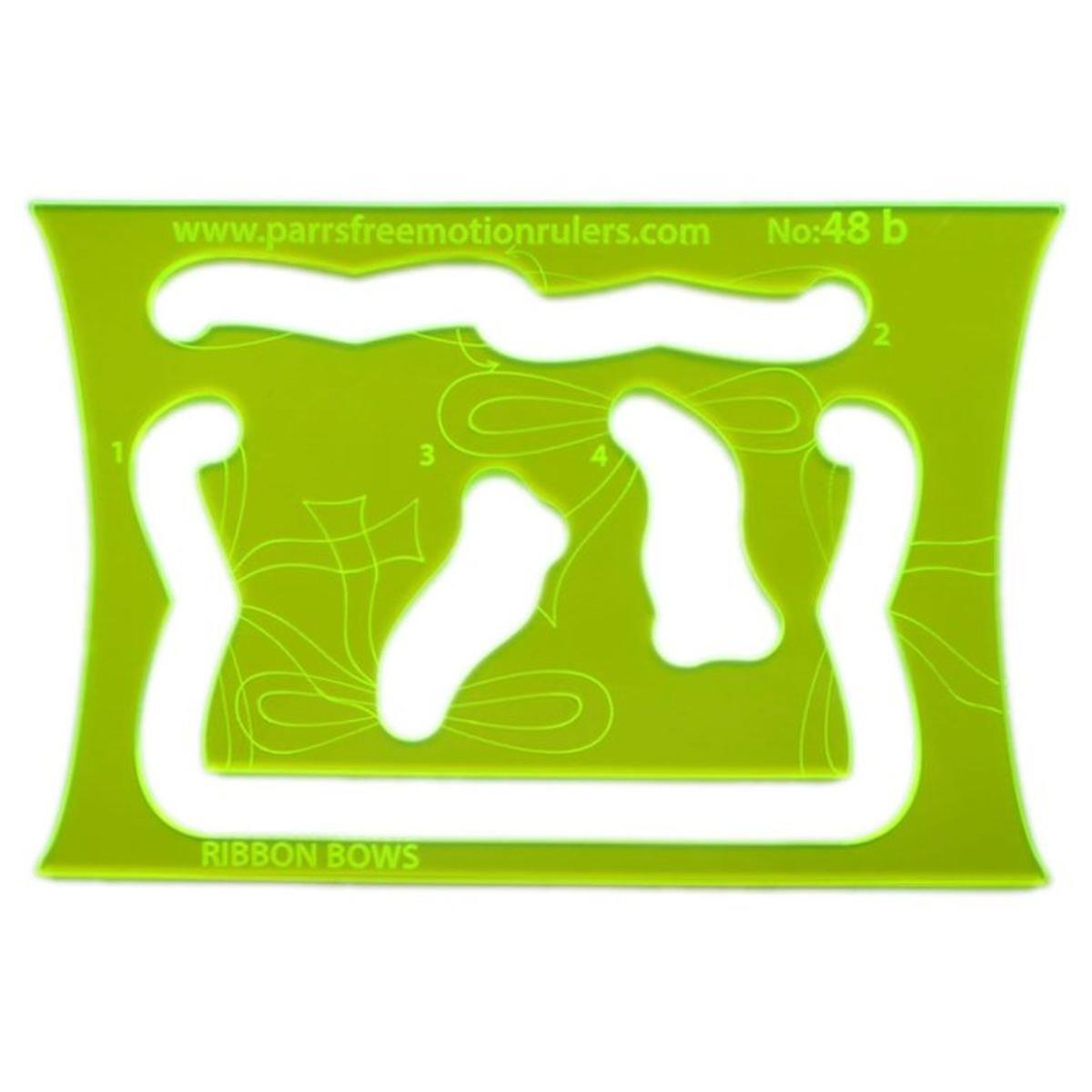 Parrs Free Motion Ruler 48b Ribbon Bow | SewingStreet