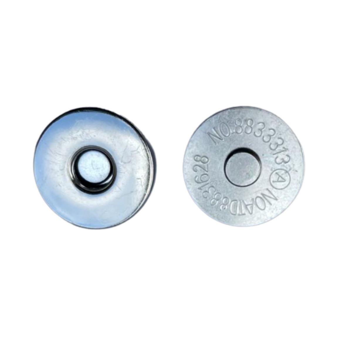 18mm Silver Magnetic Snap Fastener | SewingStreet