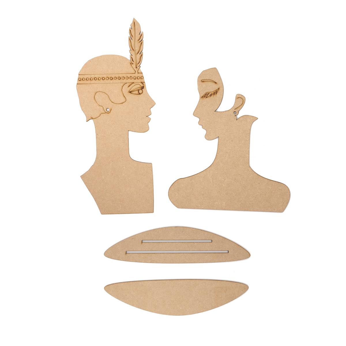 MDF Art Deco Display (4pcs) | JewelleryMaker