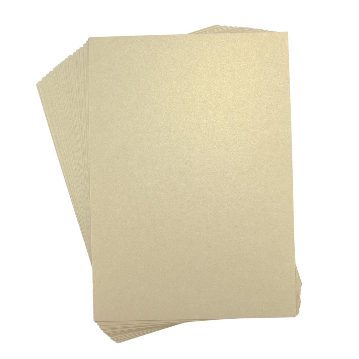 Curious Metallic Gold Leaf Craft Card A5 - 200gsm - 50 sheets | HobbyMaker