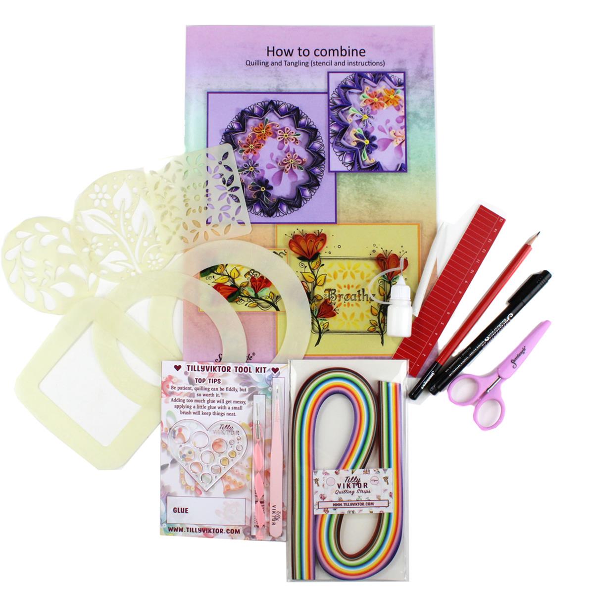Sanntangle Combining Quilling & Tangling Bundle | HobbyMaker