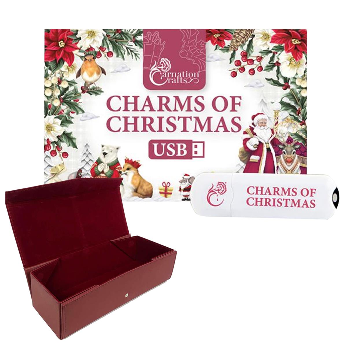 Carnation Crafts Charms Of Christmas USB with FREE USB & Craft Storage ...