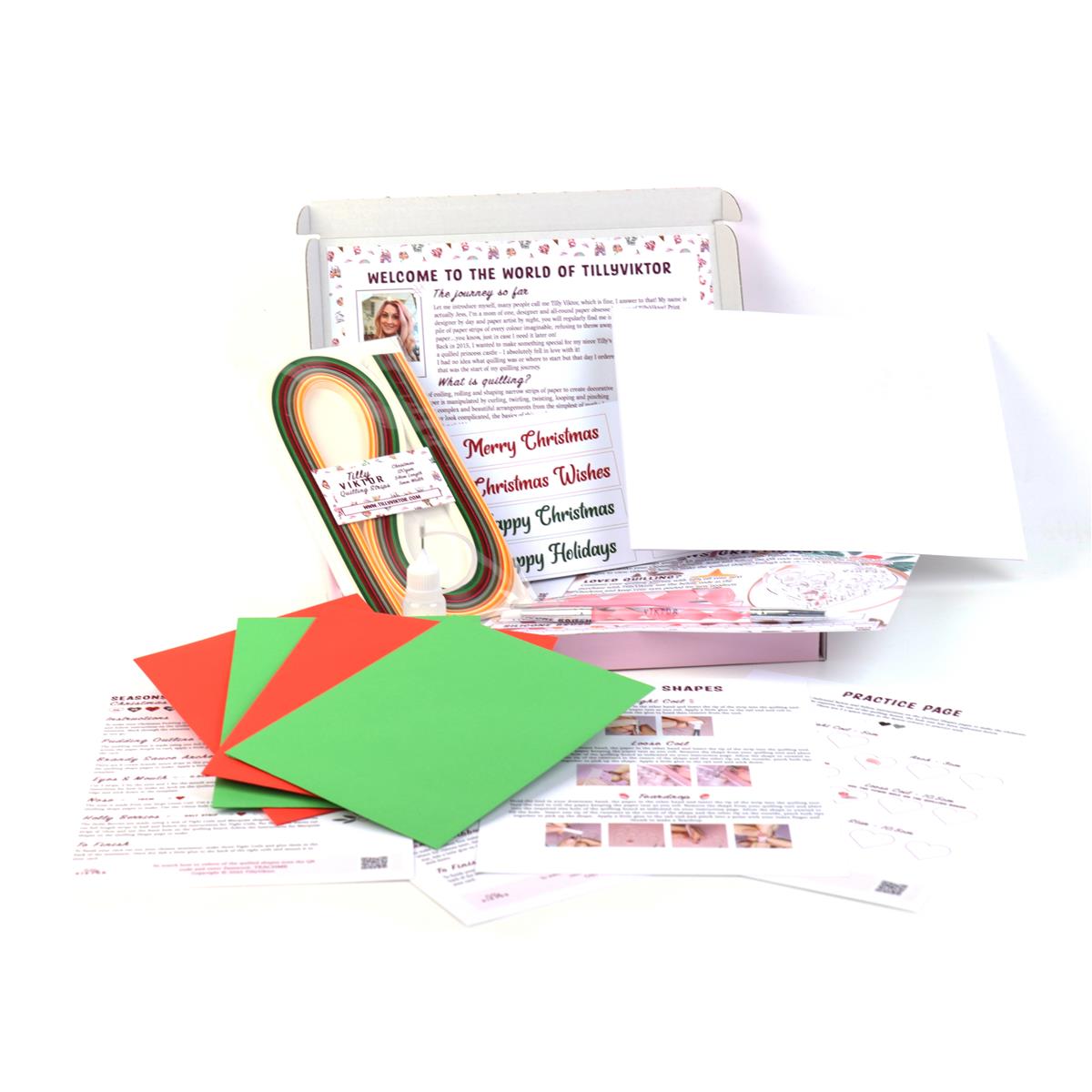 TillyViktor - Seasons Greetings Quilling Kit with tools | HobbyMaker