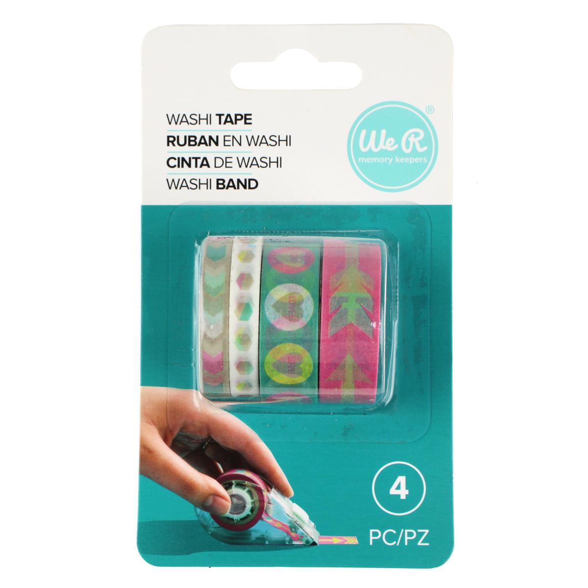 WR Adhesive Washi Pastel Tape - 4 Pack | HobbyMaker
