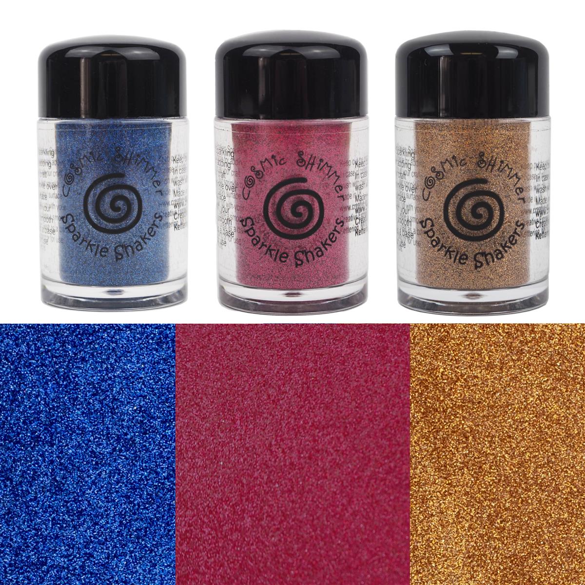 Cosmic Shimmer Sparkle Shakers - Set of 3 | HobbyMaker